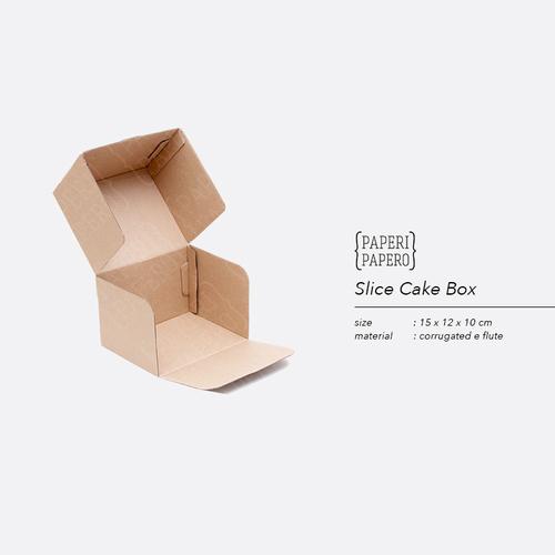 Jual Slice Cake Box - Kotak Snack Kue Cemilan (15 x 12 x 10 cm ...