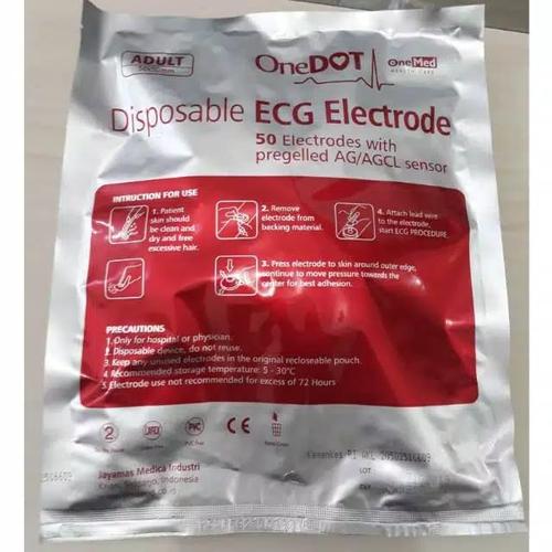 Jual Electrode ECG Onedot isi 50 / ECG Electrode Onemed Dewasa / EKG ...