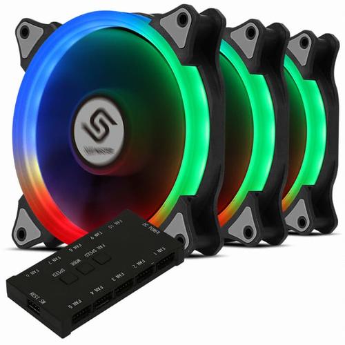 Jual FAN RGB INFINITY Spectrum Kit Set (3 Pcs rgb Fan + rgbController ...