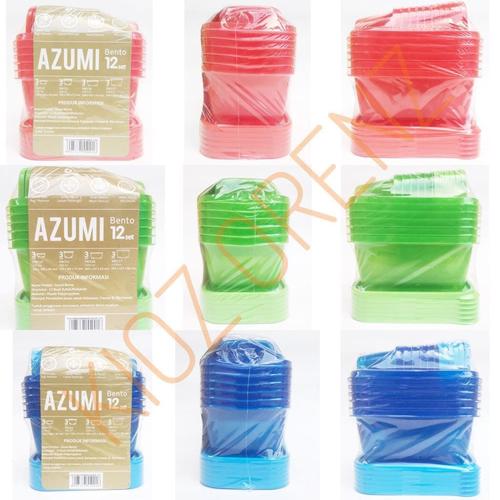 Jual Azumi Bento Set 12 Pcs Azumi Set Sealware Wadah Makanan BPA - Kota ...