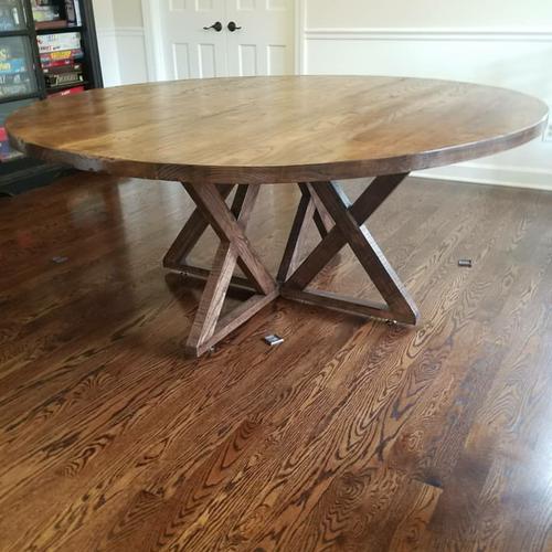 Jual round table meja makan kayu jati solid - Kab. Jepara - mebel ...
