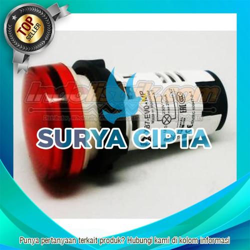 Jual Pilot Lamp LED 22mm 230-240V AC XB7EV04MP Merah Schneider ...