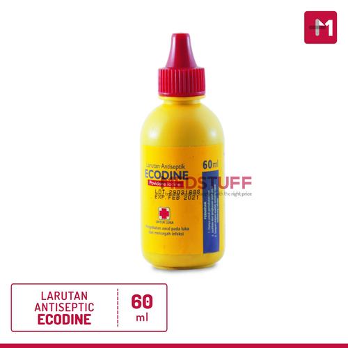Jual Povidone Iodine Ecodine 60 ml / Povidon Iodin Ecodin 60ml ...