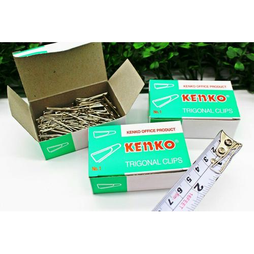 Jual Trigonal clip no. 1-paper clip besi Kenko paling besar - Jakarta ...