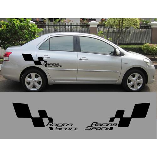 Jual Stiker Body Samping Mobil Cutting Sticker Racing Sport - Varian 1 ...