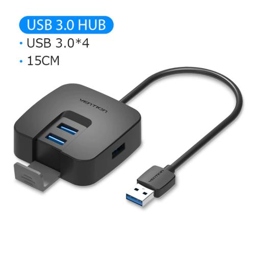 Jual USB 3.0 HUB Vention CHB 4Ports with Micro USb Power port & bracket ...