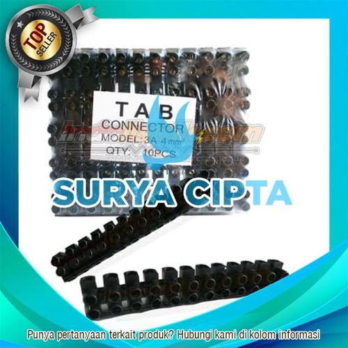 Jual Terminal Blok Krustin 4mm 3Ampere Hitam TAB Klustin Plastik ...