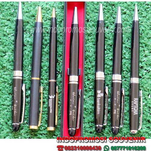 Jual souvenir pulpen metal - pulpen besi custom logo - Putih - Jakarta ...