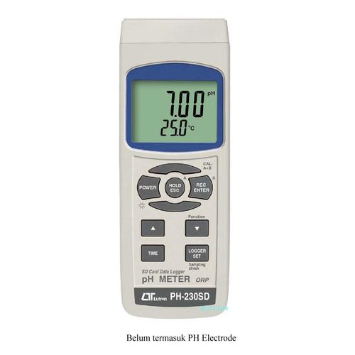 Jual LUTRON PH-230SD PH Meter Data Logger ( belum termasuk PH probe ...