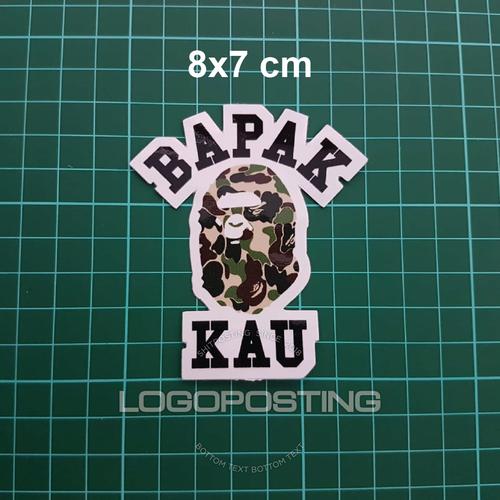 Jual BAPAK KAU - Sticker Logoposting Bathing Ape BAPE Stiker - Kab ...