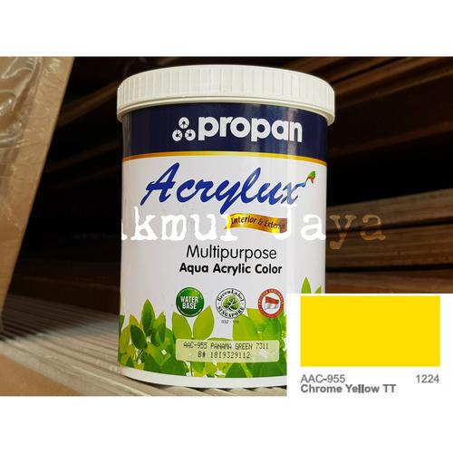 Jual Propan Acrylux Chrome Yellow TT Kuning Cat Duco Besi Kayu Water ...