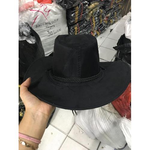 Jual Topi Koboi Topi Cowboy Topi Pria - Cokelat Tua - Jakarta Pusat ...