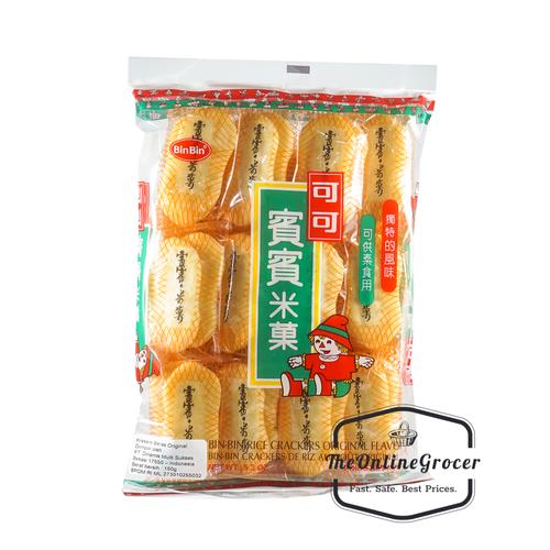 Jual Bin Bin Rice Crackers Original - Biskuit Rasa Original Asin Gurih ...