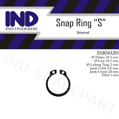 Jual Snap Ring-Eksternal-External Retaining Circlip-Cir-Clip S-20 S 20 ...