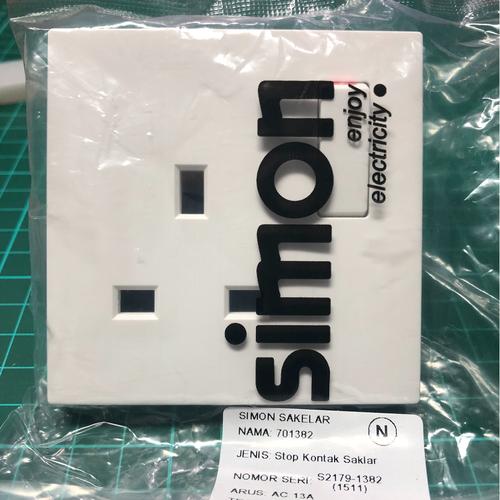 Jual Simon i7 Stop Kontak AC Tanpa Frame White - Jakarta Pusat ...