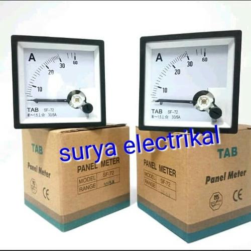 Jual Amper meter Analog 72x72 TAB - Jakarta Pusat - Surya Electrical ...
