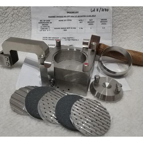 Jual ROUND SHEAR BOX CIRCULAR SHEAR BOX DIRECT SHEAR TEST 60MM DIAMETER ...