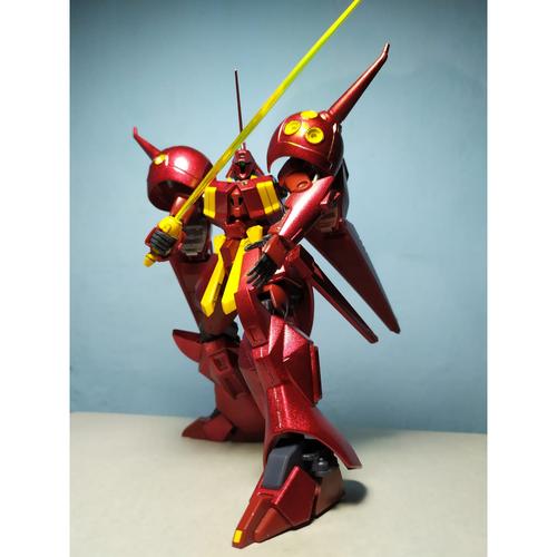Jual HGUC 1/144 Gundam AMX-104 R JARJA repaint with Diton spray Can ...