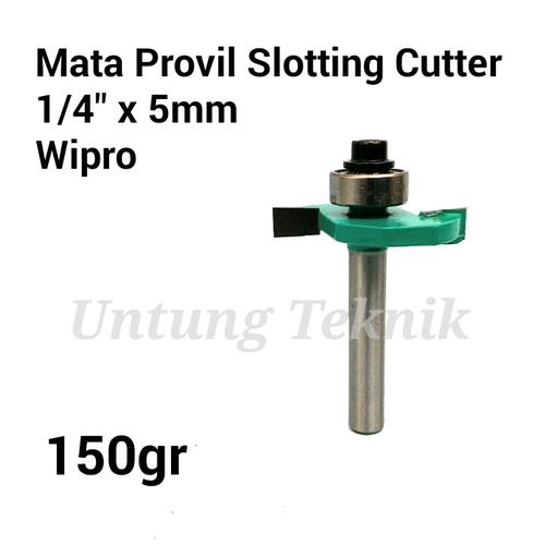 Jual WIPRO 1/4" X 5mm Mata Profil Slotting Bit - Trimmer - Router ...