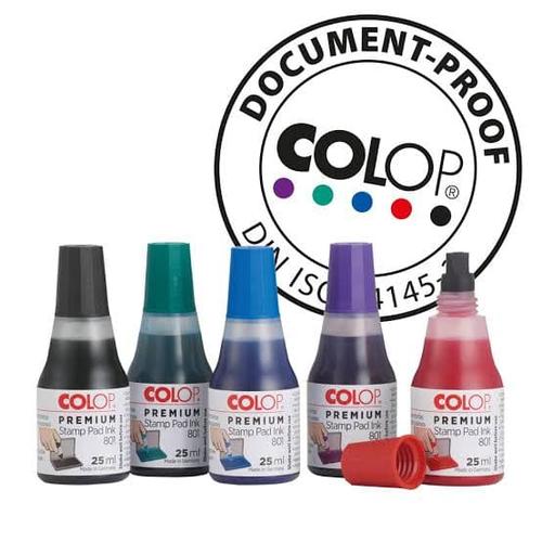 Jual Tinta Stempel Premium Stamp Pad Ink COLOP Berbagai Warna - Biru ...