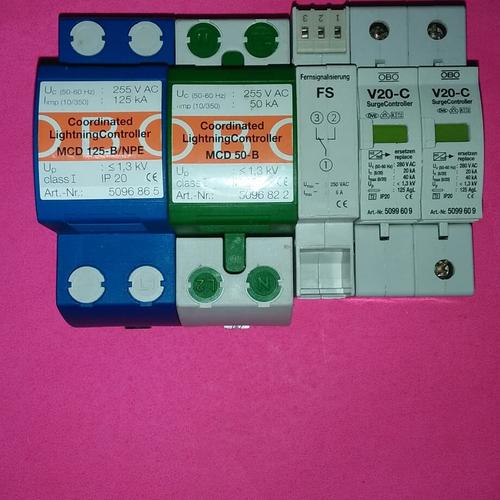 Jual ARRESTER OBO 4POLE V50 +V20..Surge Arrester OBO MCD 2Pole MCD - B ...