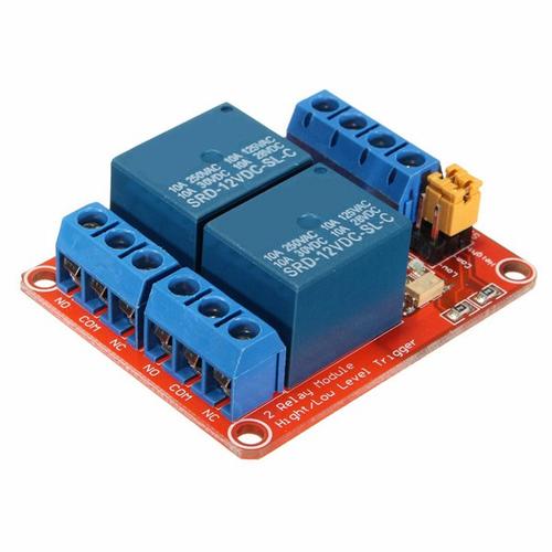 Jual 10Pcs 12V 2 Channel Relay Module With Optocoupler Support - Kab ...