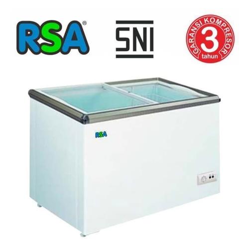 Jual RSA SLIDING FLAT GLASS FREEZER XS 200 FREEZER BOX KACA FREEZER ...