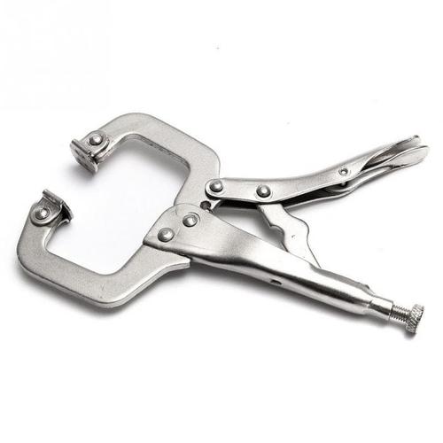 Jual 3143 Tang Jepit C Clamp Swivel Pad Lock Grip - Silver - Jakarta ...