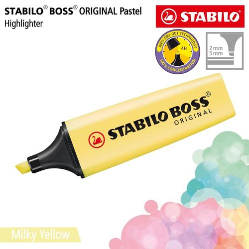 Jual STABILO BOSS PASTEL Milky Yellow / Highlighter Original Warna ...