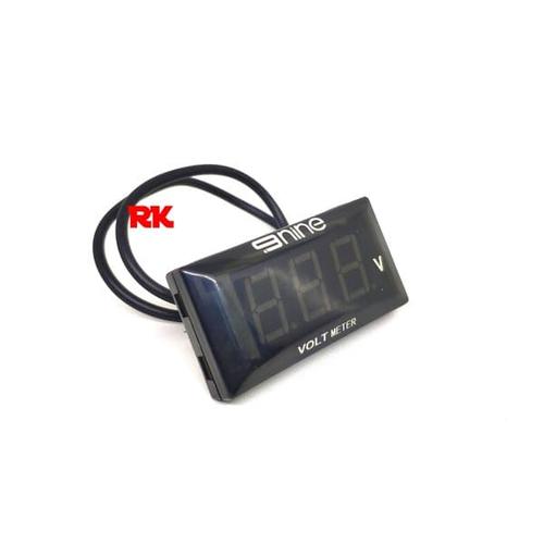 Jual VOLTMETER DIGITAL SLIM OUTDOOR LUMINOS MERAH - LED VOLTASE METER ...