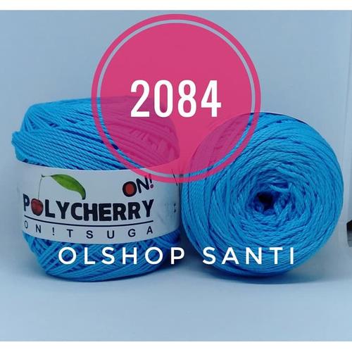 Jual Benang Rajut POLYCHERRY Onitsuga warna BIRU LANGIT (2084 ...
