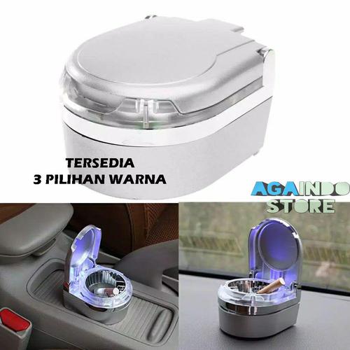Jual Asbak Mobil LED ASHTRAY ASBAK ROKOK PORTABLE Unik Biru Hitam ...