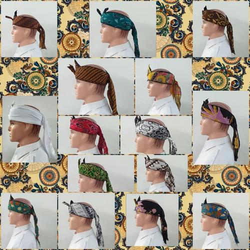 Jual Topi Blankon Blangkon Motif Corak Batik Remaja Dewasa Khas Jawa ...