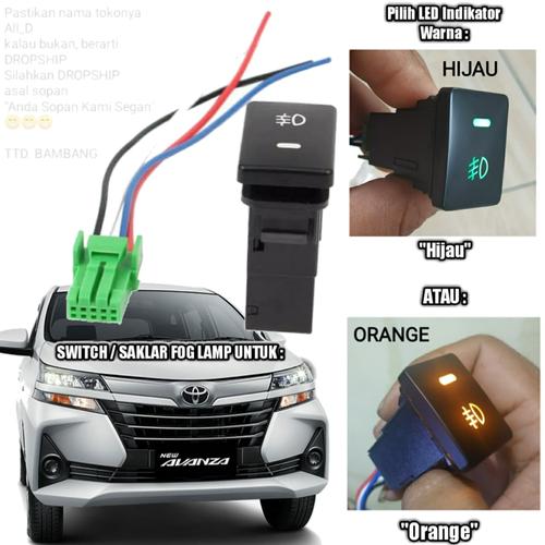 Jual SWITCH FOGLAMP TOYOTA ALL NEW AVANZA 2019 - Saklar Lampu Tambahan ...