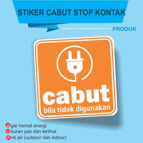 Jual STIKER CABUT STEKER/STOP KONTAK LISTRIK BILA TIDAK DIGUNAKAN - Kab ...