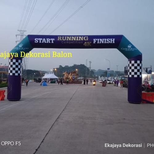 Jual sewa balon gate | start finish | 4x8 meter - Jakarta Pusat ...