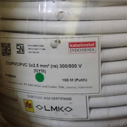 Jual KABEL LISTRIK NYM 3X2.5 KABELINDO KABELMETAL / NYM 3X2.5 MM Kabelindo - Jakarta Pusat ...