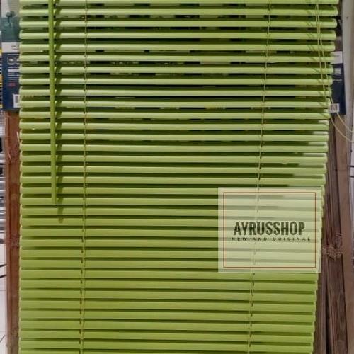 Jual Tirai Gulung Jendela PVC Blind 120x220 Hijau/Gorden-Krey-Roller ...