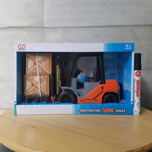 Jual mainan construction truck series car fork lift mobil barang tinggi ...
