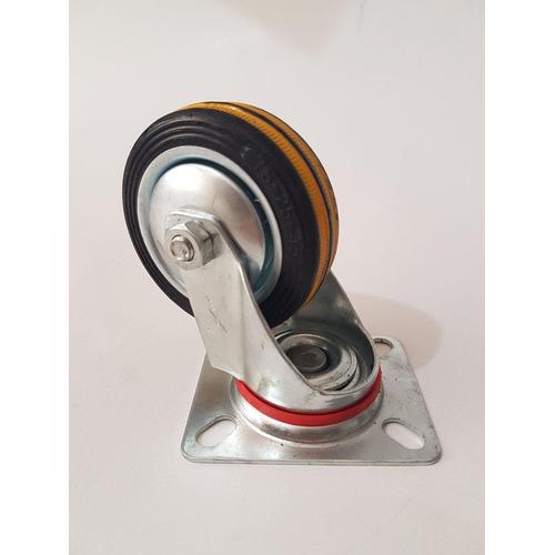 Jual Roda Troli 3 Inch Hidup Roda Trolley Karet Etalase Gerobak 3 Inchi ...