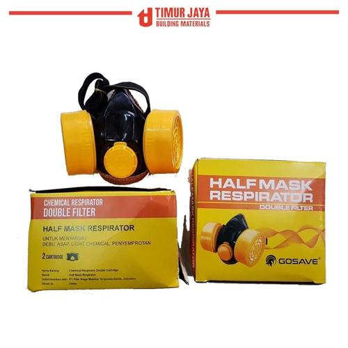 Jual GOSAVE Masker Obat doble double moncong 2 Tabung Ganda Chemical ...
