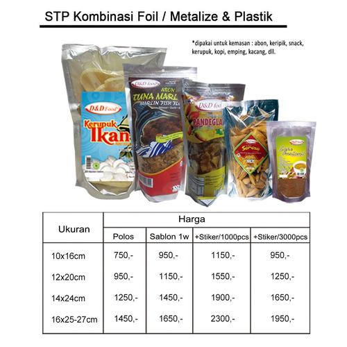 Jual Standing Pouch Kombinasi Ukuran 16x25-27 cm - Jakarta Barat ...