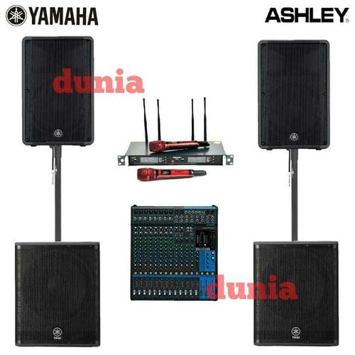 Jual Paket SoundSystem Yamaha DBR-15 - 15 inch Sub 18 inch Original Top ...