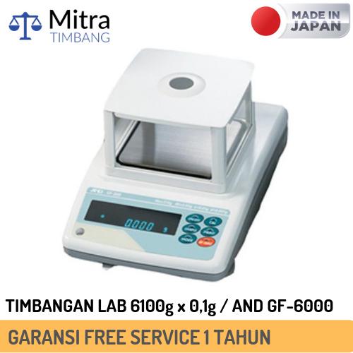 Jual Timbangan Digital Lab 6100g x 0,1g | AND GF-6000 PRECISION BALANCE ...