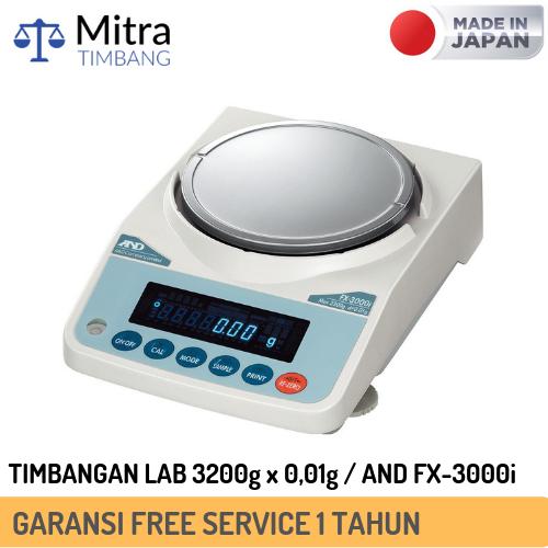 Jual Timbangan Digital Lab 3200g x 0,01g | AND FX-3000i PRECISION ...