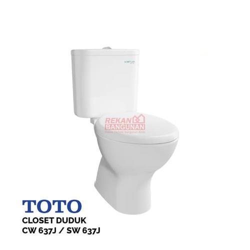 Jual Closet Duduk Putih TOTO CW 637 J SINGGLE FLUSH - Kota Bekasi - Rekan Bangunan | Tokopedia