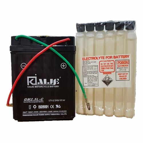 Jual Aki Accu Kering MF Motor GM2.5 Kaijie Honda GL Pro / Mega Pro ...