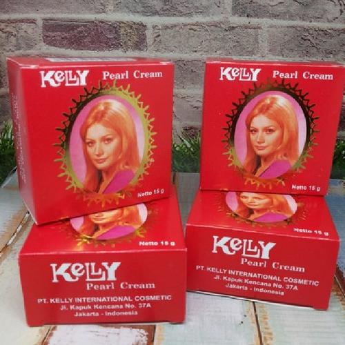 Jual Kelly Pearl Cream 15gr/Krim muka kelly kemasan besar/Kelly krim ...