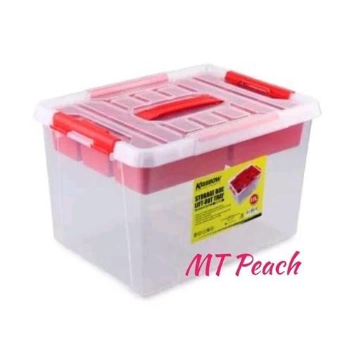 Jual KRISBOW KOTAK PERKAKAS DENGAN KOMPARTEMEN 22L CONTAINER BOX WITH ...