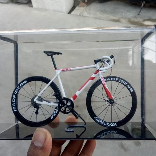 Jual miniatur sepeda balap roadbike pajangan road bike fullbike mainan ...
